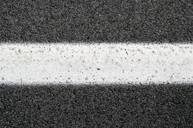 Asphalt Road with White Line Stock Image - Image of painted, road: 43645477
