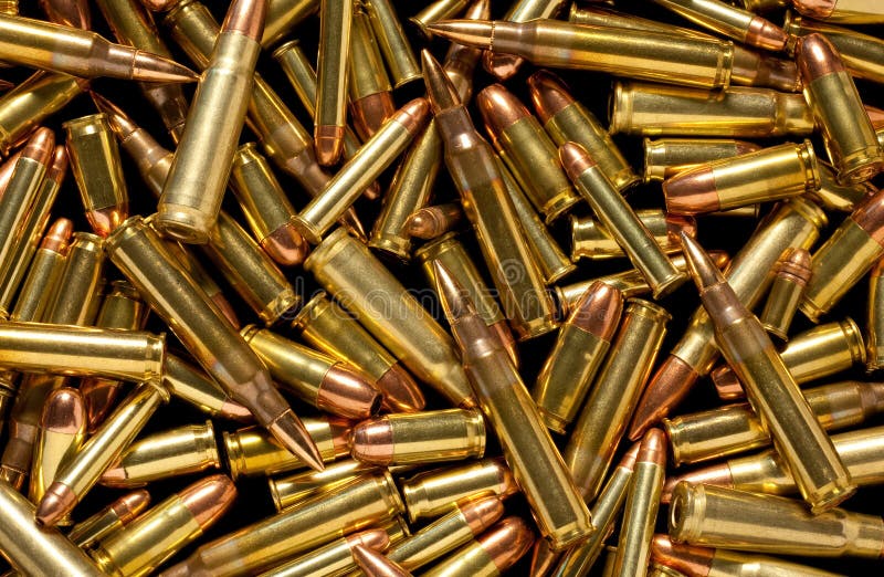 Close-up of Assorted Bullets Stock Photo - Image of shell, macro: 10369194