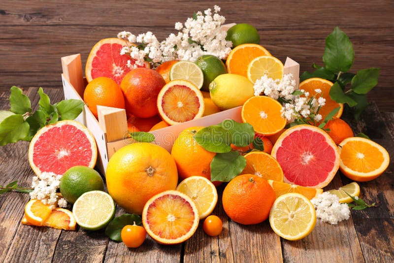 Assorted citrus fruit stock photo. Image of juicy, ingredient - 102229508