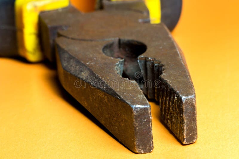 Close Up Assorted Hand Work Tool Pliers Stock Photo - Image of macro ...