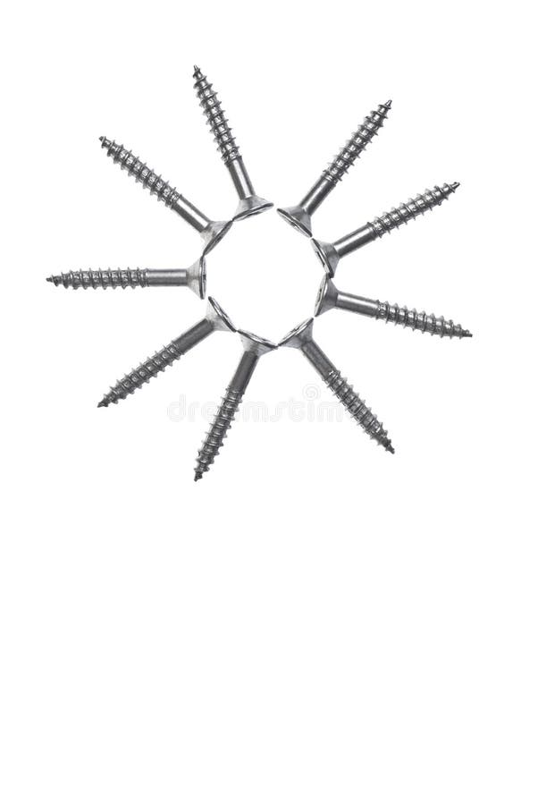 Tornillos en circulo stock photo. Image of supplies - 280613062