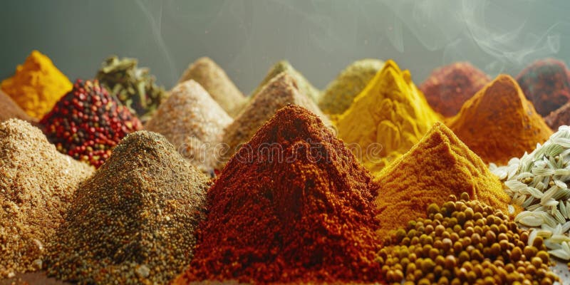 Close Up of Assorted Spices, Perfect for Food-related Designs Stock ...