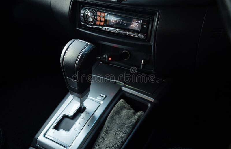 Close Up of Automatic Transmission Car Stock Photo - Image of ...