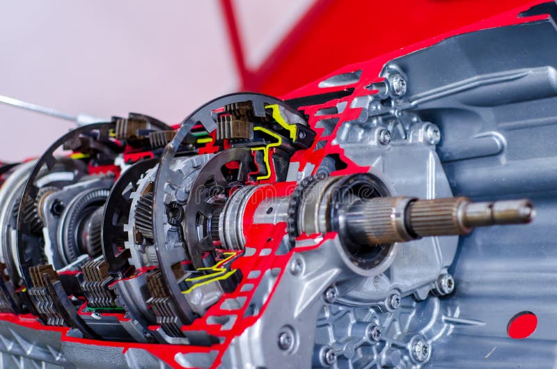 Close-up of Automatic Transmission Cross Section Stock Photo - Image of ...