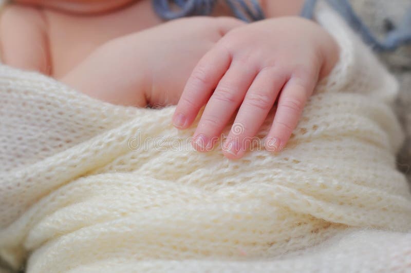 Close-up of Baby& X27;s Hand Stock Photo - Image of caucasian, child ...