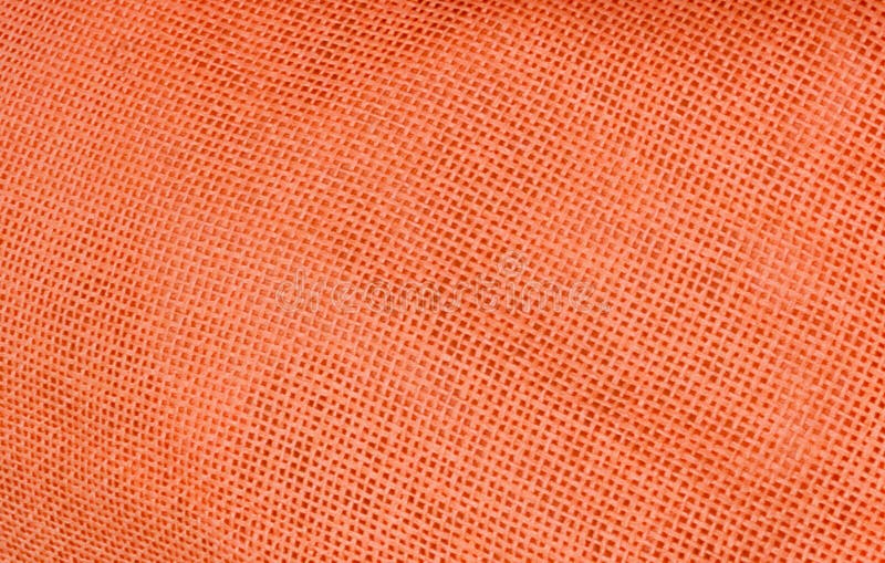 Close Up Background of Orange Textile Texture Stock Image - Image of ...