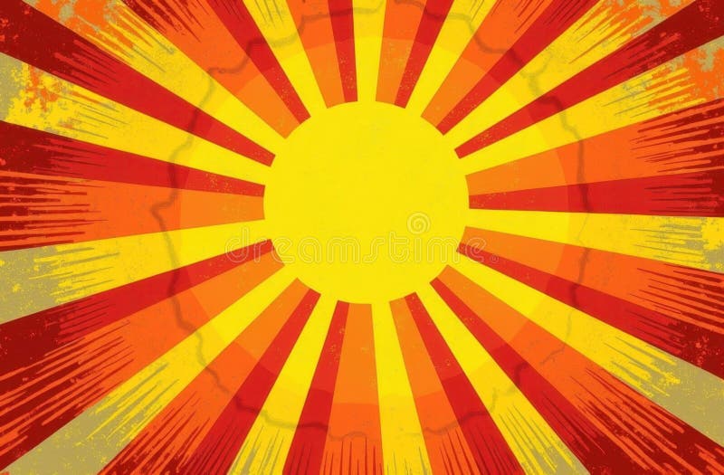 Close Up of a Background Vintage Comic Book Burst 24-1-2025 Stock ...