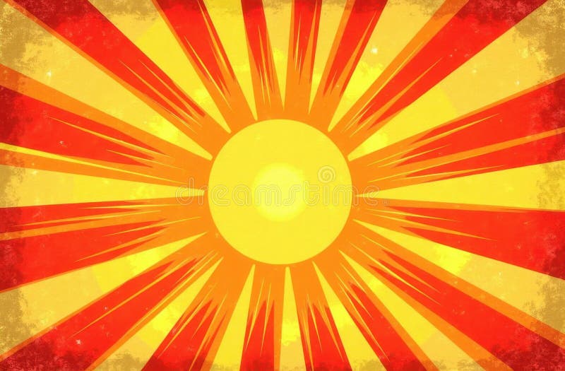 Close Up of a Background Vintage Comic Book Burst 24-1-2025 Stock ...