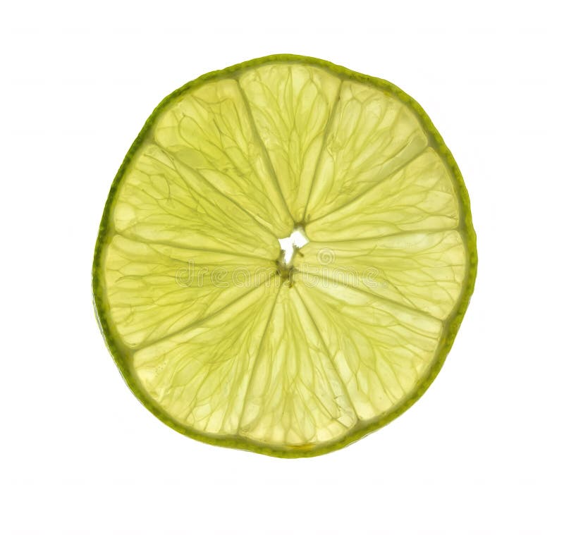 Backlight of a Slice of Green Lemon Stock Image - Image of lime, lemon ...