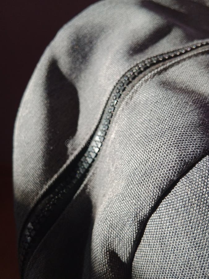 Close-up Backpack with Zipper Stock Image - Image of leather, footwear ...