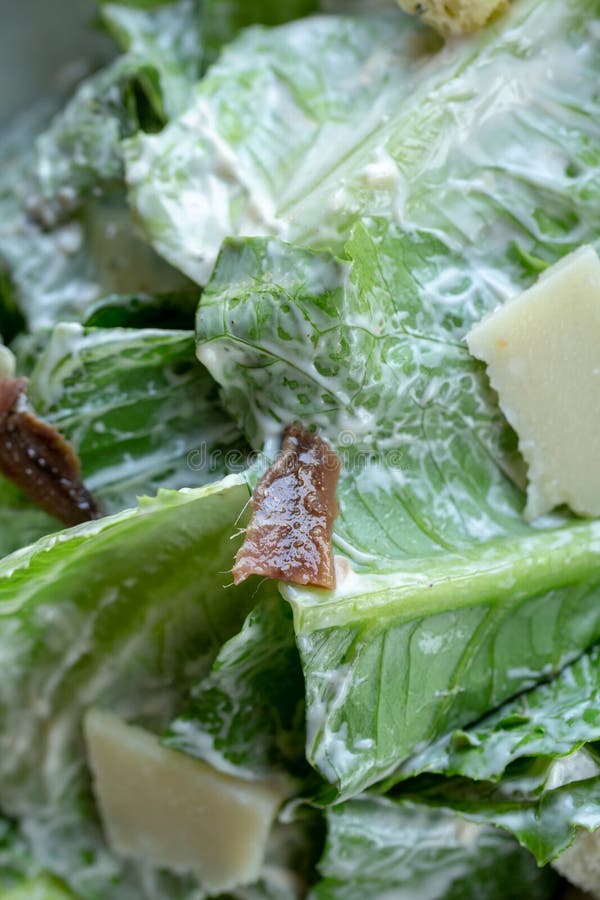 Bacon caesar salad recipe stock image. Image of caesar - 195050957