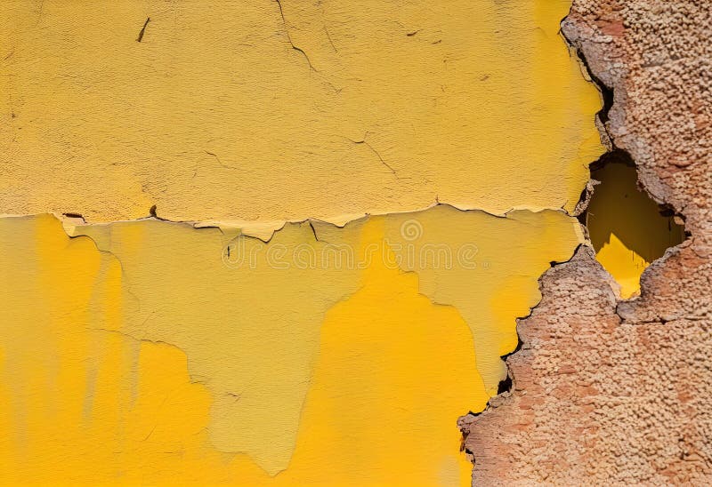 Close-up. Badly Fixed Building Facade Wall Covered with Cracks in ...