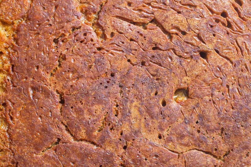 Close-up of Baked Dough Surface. Stock Image - Image of macro, cereal ...