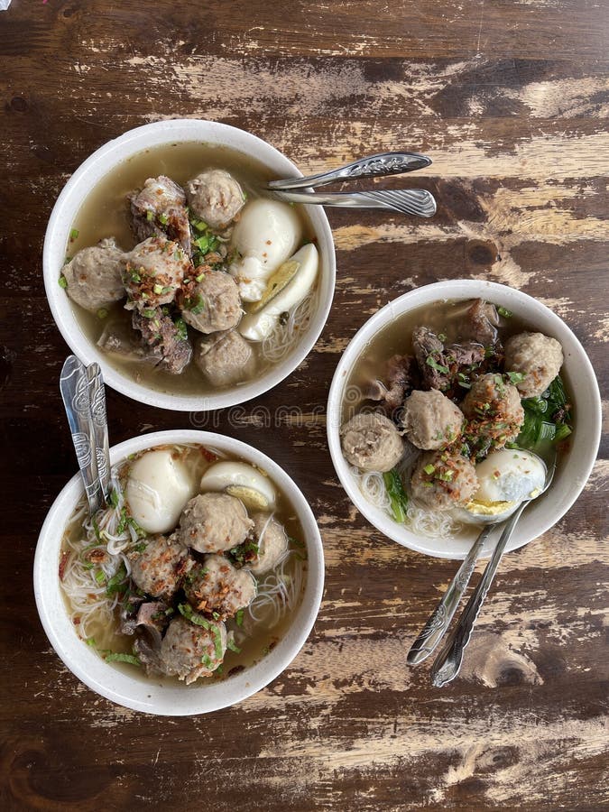 Bakso stock photo. Image of ball, meatball, porkball - 257152980