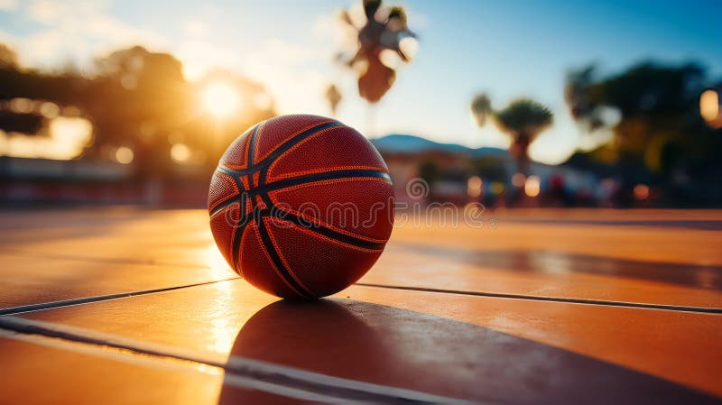 Close Up of Ball in the Net Scoring the Winning Points. Generative AI ...