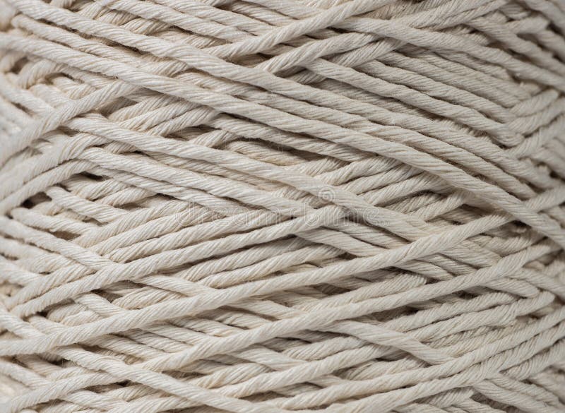 Close-up of a Ball of Stringy Thread Texture Stock Photo - Image of ...