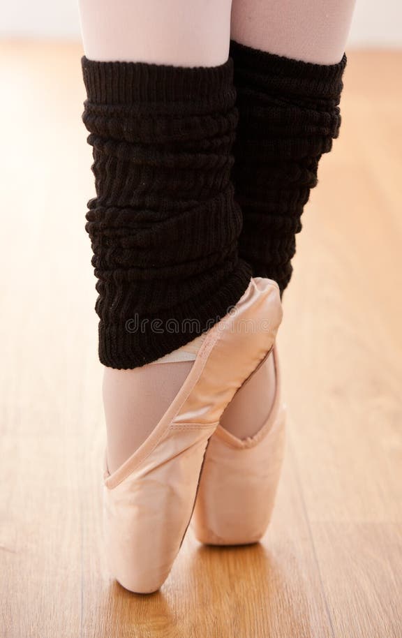 Close Up of a Ballet Dancer Dancing on Points Stock Photo - Image of ...