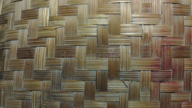 Close Up of Bamboo Weaving Pattern Stock Photo - Image of wallpaper, design: 376473850