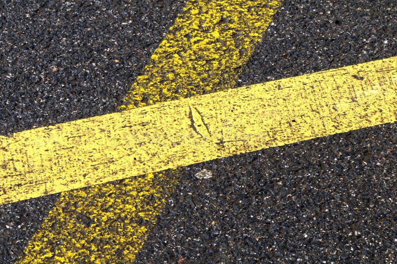 Close-up of Bands on the Road Stock Image - Image of pavement, concrete ...