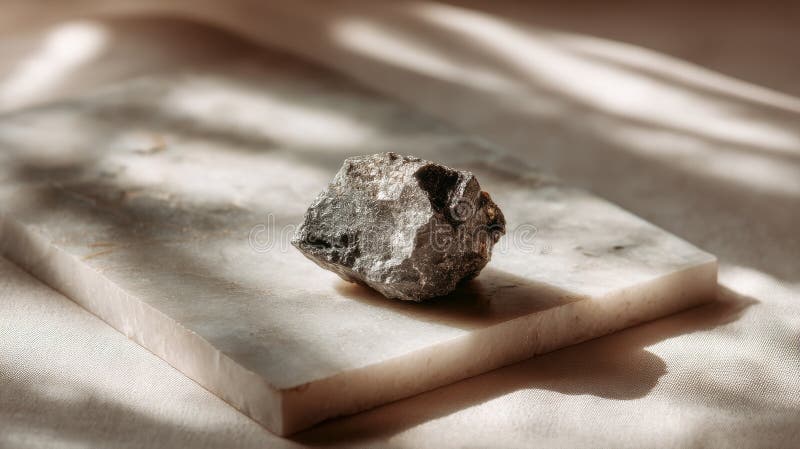 Close-up of Basalt Rock Surface Showing Dark Geology Stock Illustration ...