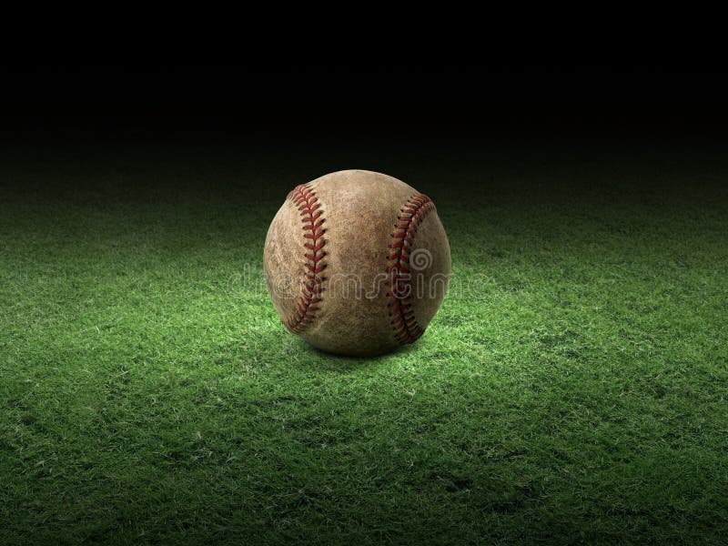 Close-up Baseball on the Infield, Sport Concept Stock Photo - Image of ...
