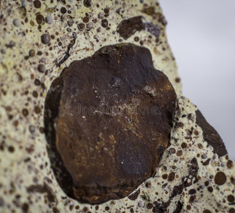 Close Up on a Bauxite Rock - Aluminium Stock Image - Image of natural ...