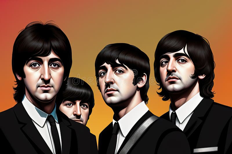 Close Up of the Beatles at 22-6-2024 Editorial Photography ...