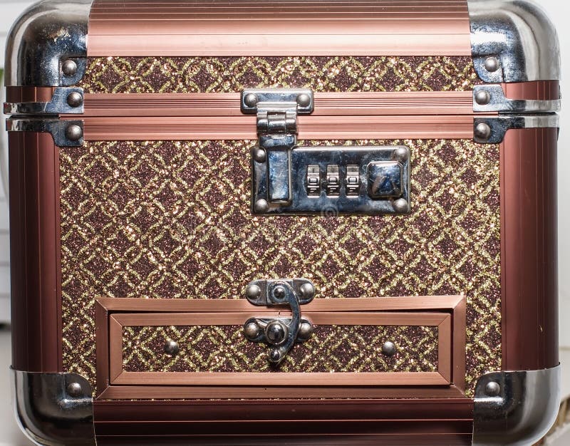 Close-up of a Beautiful Box on the Table, a Box DECORATIVE for T Stock ...