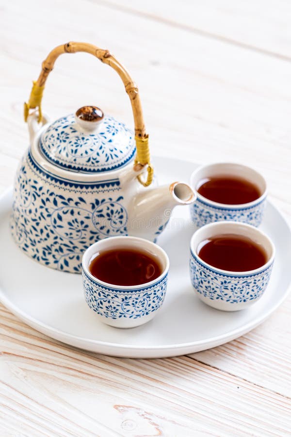 Beautiful Chinese tea set stock image. Image of chinese - 169452781