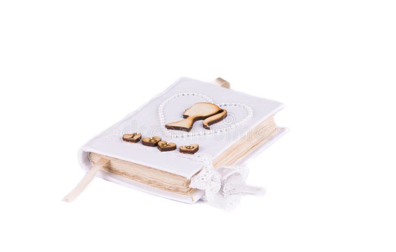 Close Up of Beautiful Diary. Stock Image - Image of page, bookmark ...