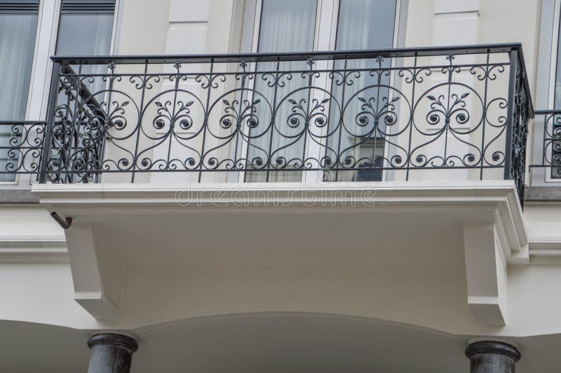 Beautiful Empty Balcony stock photo. Image of exterior - 121842828