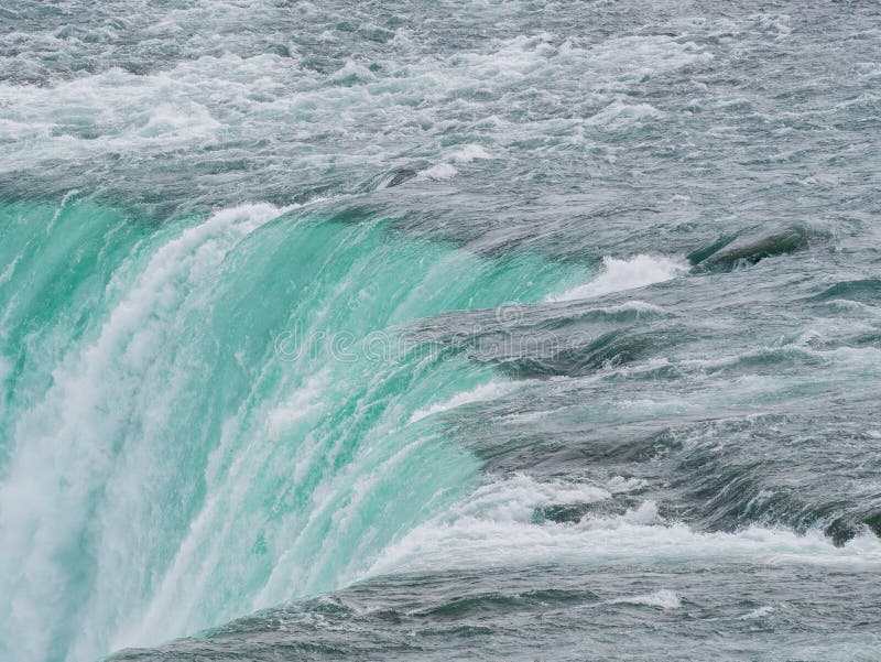 Close Up of the Beautiful Horseshoe Fall Stock Photo - Image of culture ...