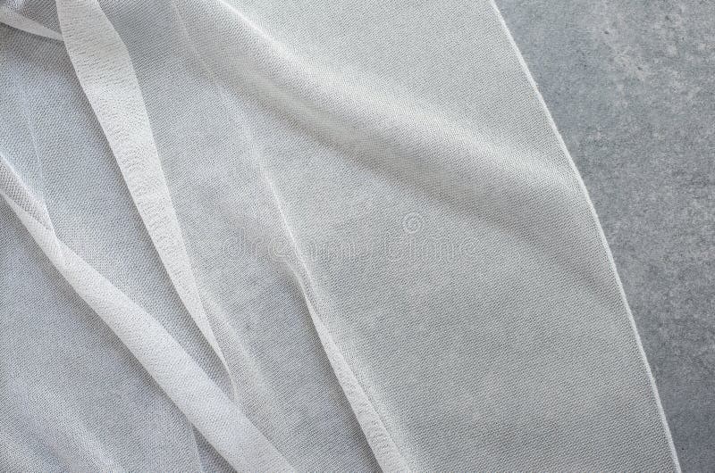 Close Up of Beautiful Tulle. Sheer Curtains Fabric Sample. Texture ...
