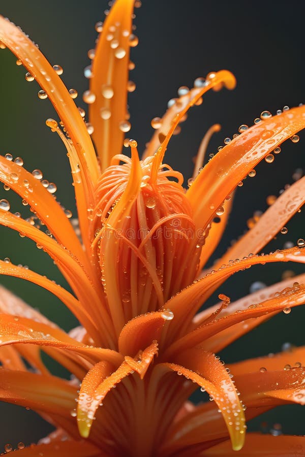 Close Up of Beautiful Unique Colourful Flowers - Generated AI Stock ...