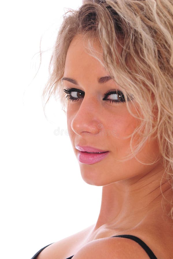 Close-up of Beautiful Woman Stock Photo - Image of beauty, cheerful ... Close-up of Beautiful Woman Stock Photo - Image of beauty, cheerful ...