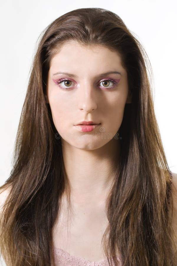 Close-up of Beautiful Woman Face Stock Photo - Image of face, beauty ...