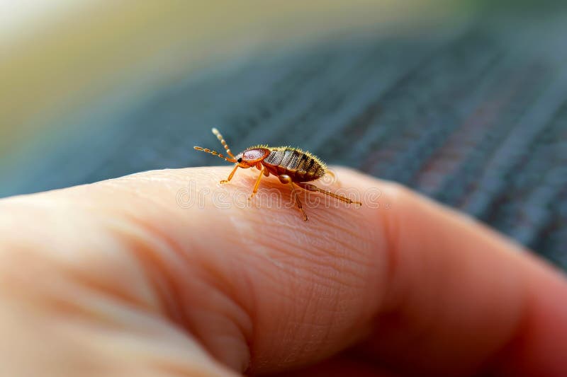 Close-up of a Bed Bug Bit on Hand Woman - Generative AI Stock ...