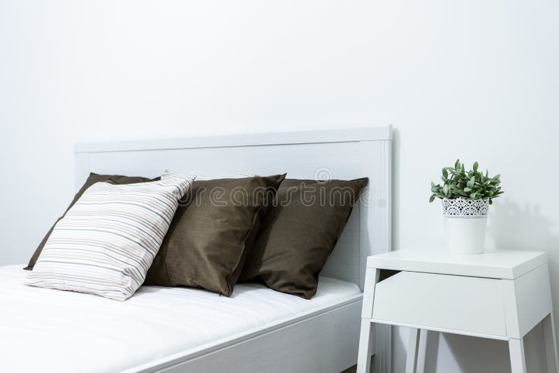 Close-up of bed stock image. Image of bedroom, exclusive - 49198083