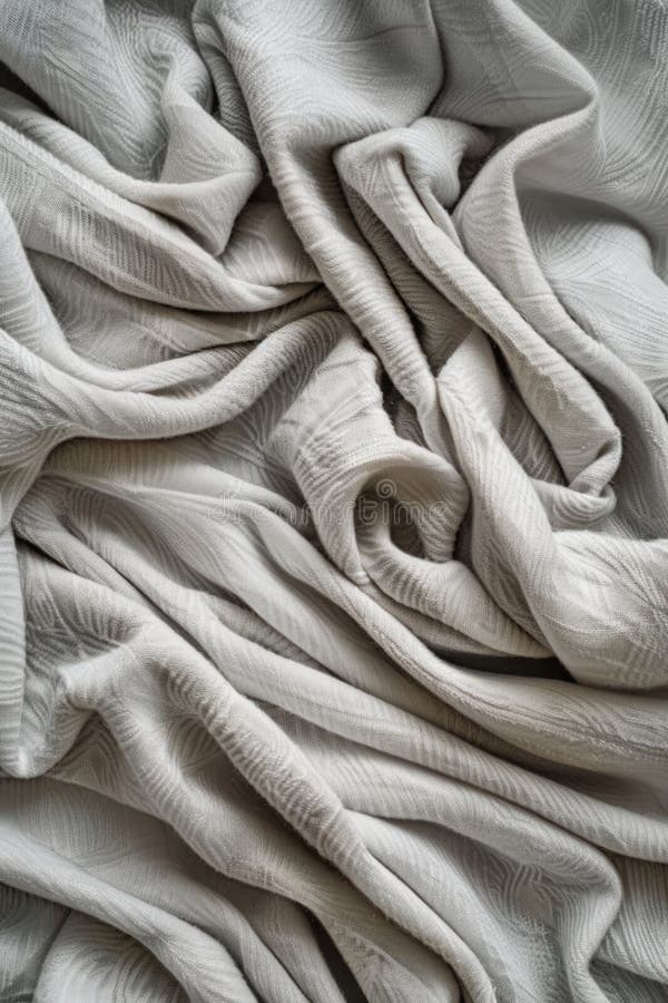 Close Up Bed White Blanket Suitable Home Decor Interior Design Concepts ...