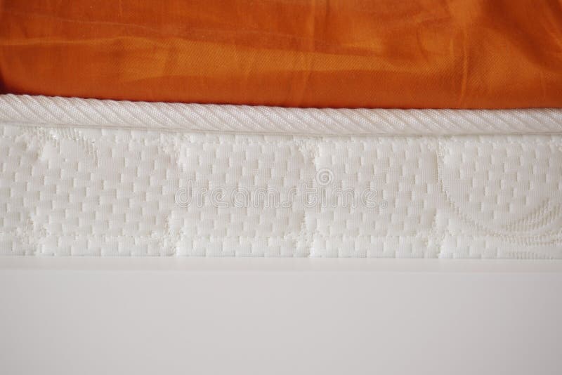 Close-up of Bedding Showing Mattress , Stock Image - Image of decor ...