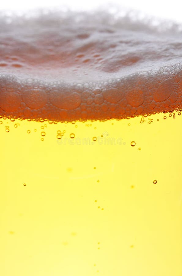 Close Up of Beer with Bubbles Stock Image - Image of pint, drink: 2599481