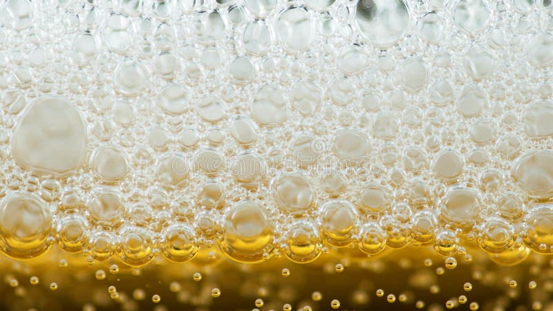 Close Up of Beer Bubbles, Abstract Texture Stock Image - Image of drunk ...