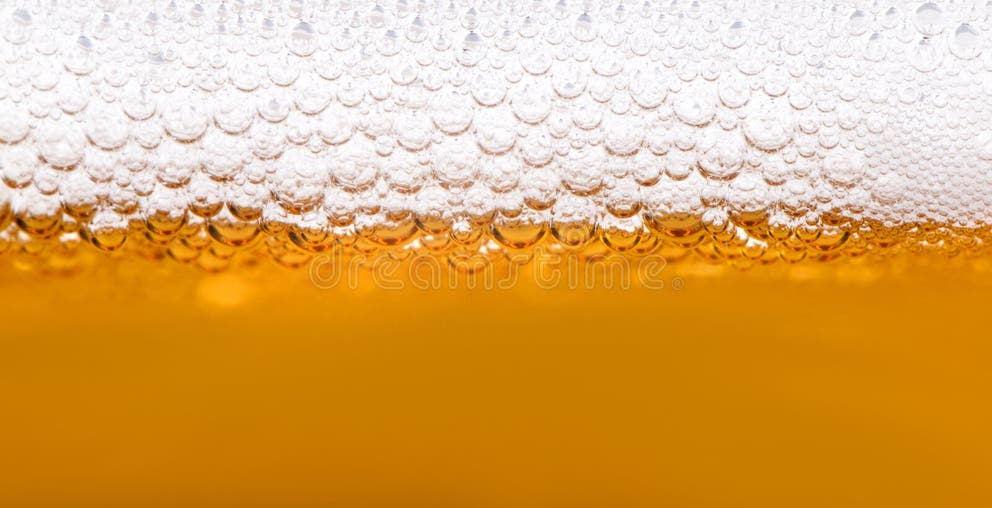Close up of beer bubbles stock image. Image of beverage - 31200845