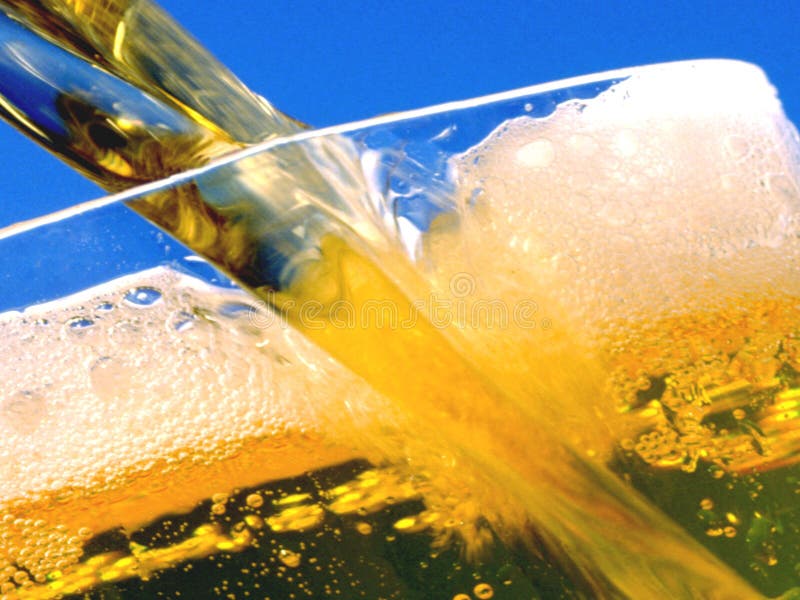Pouring beer stock photo. Image of blue, drop, pouring - 5000172