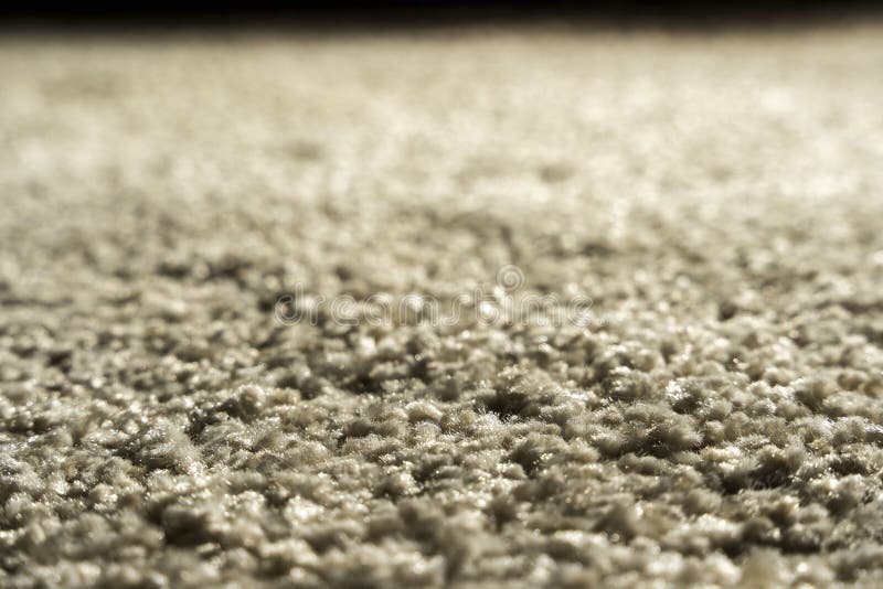 Close-up of Beige Fluffy Carpet Texture Background, Coffee-colored ...