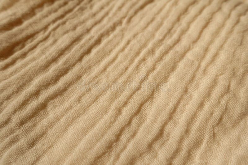 Close Up of Beige Muslin Fabric Stock Image - Image of beige, classic ...