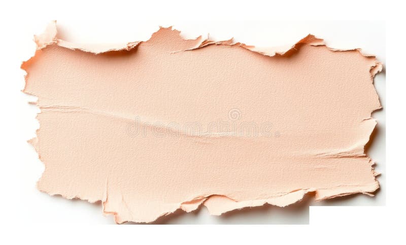 Close-up of Beige Torn Paper Texture with Rough Edges. Craft and Design ...