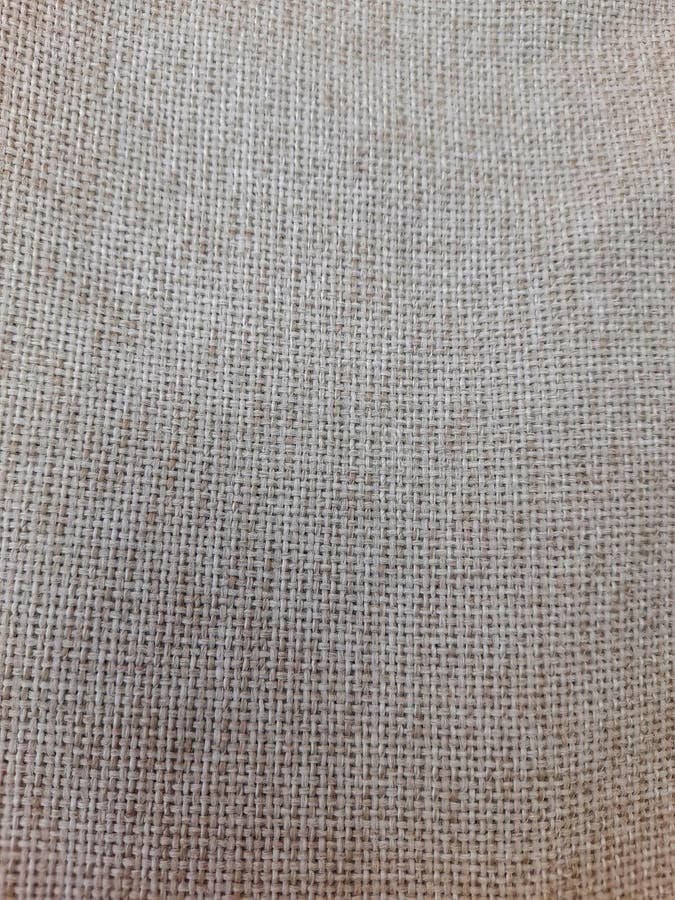 Close-up of a Beige Woven Fabric Texture with a Natural, Rustic ...