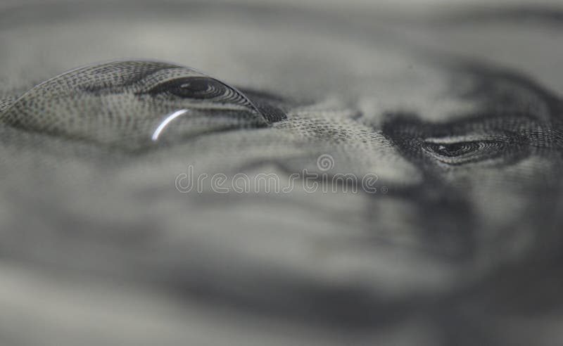 Close-up of Benjamin Franklin S Face on US 100 Dollar Bill Stock Photo ...