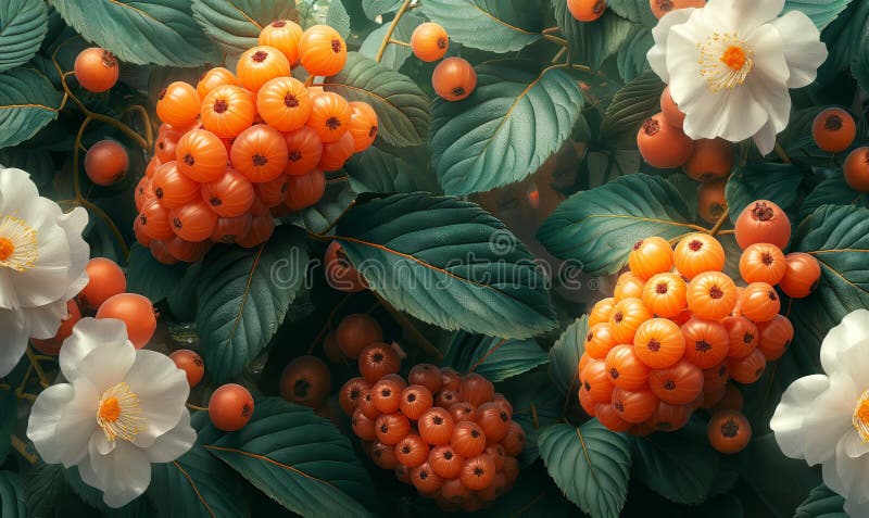 Close-Up of Berries on Tree Stock Photo - Image of harvest, botanical ...